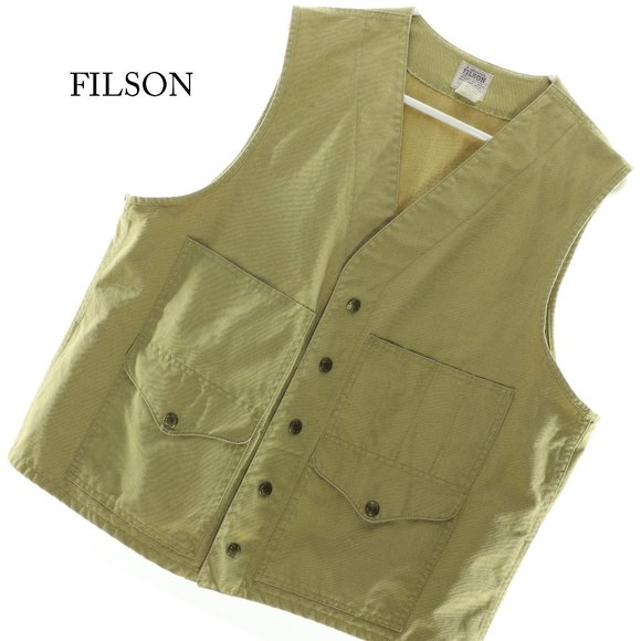 Filson | Jackets & Coats | Cc Filson Co Duck Vest Mens 44 Tan | Poshmark